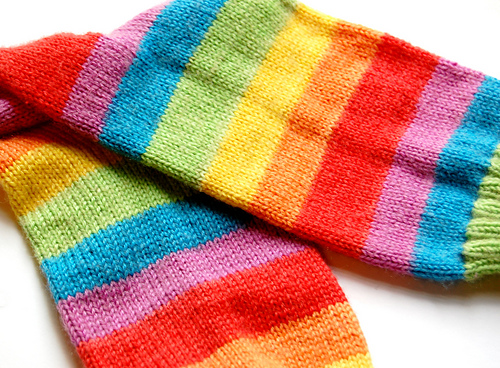 Ravelry: HardDaysKnit's Rainbow Socks