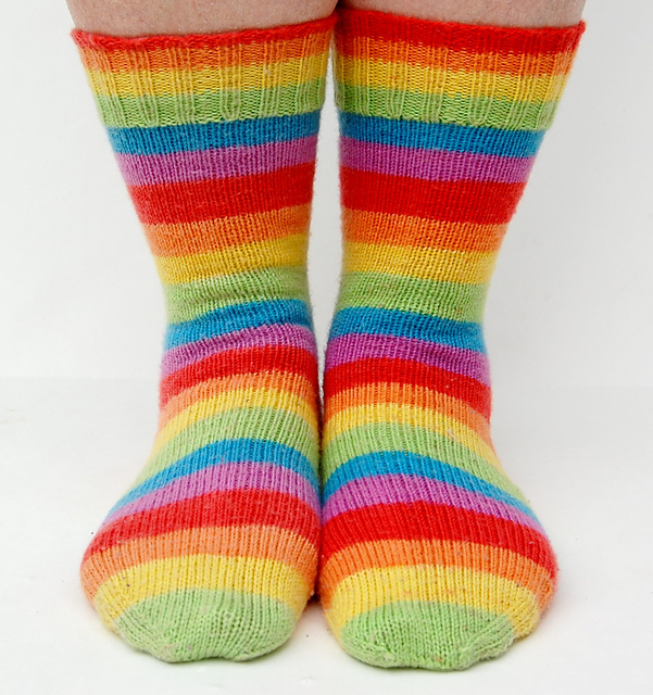 Ravelry: HardDaysKnit's Rainbow Socks