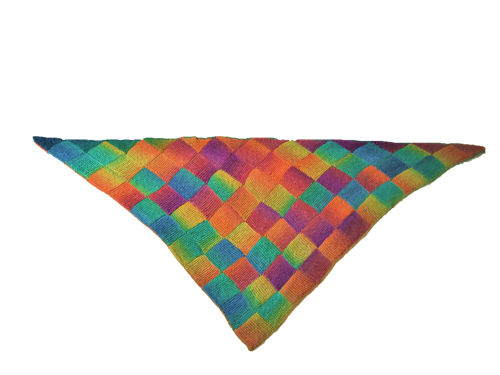 Ravelry: Tunisian Entrelac Shawl pattern by Hayley Joanne Robinson