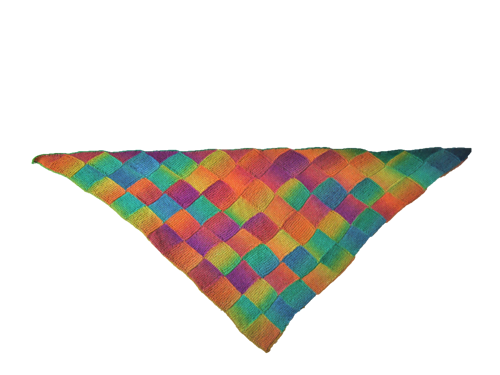 Ravelry: Tunisian Entrelac Shawl pattern by Hayley Joanne Robinson