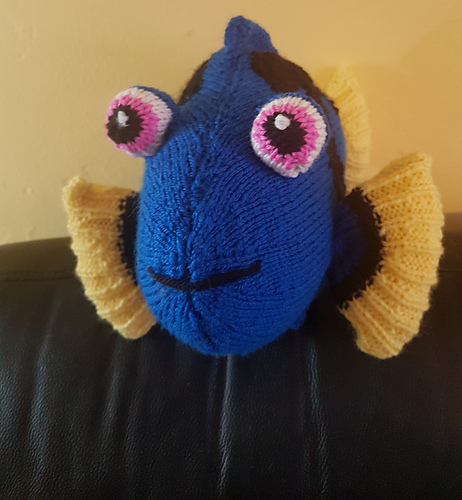 Ravelry: Dory Blue Tang Fish pattern by Nicola Riley