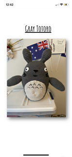 Ravelry: Large Totoro Plush pattern by Hanna Black