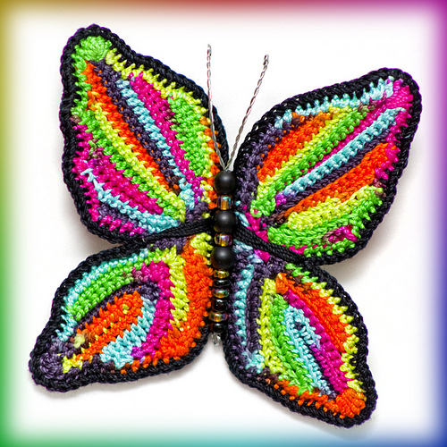 Ravelry: Beaded Butterfly pattern by Hearts & Wheels