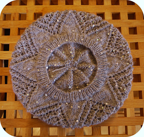 Ravelry: Spontaneous Lace Beret pattern by Coryna Blasko