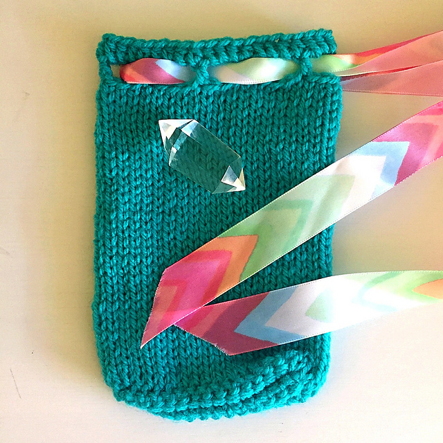 Ravelry: Luminary Combo Tarot Bag pattern by Heather Leigh Cox