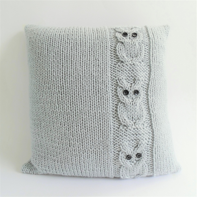 Ravelry: Family of Owls Cushion Cover pattern by Heather Corcoran