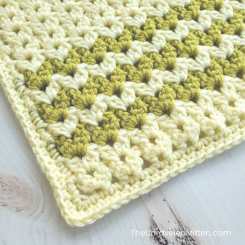 Ravelry: Cluster V-Stitch Square pattern by Heather J Anderson