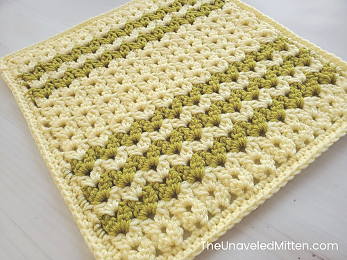 Ravelry: Cluster V-Stitch Square pattern by Heather J Anderson