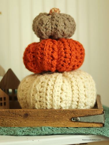 Ravelry: Chunky Fall Pumpkin pattern by Heather J Anderson