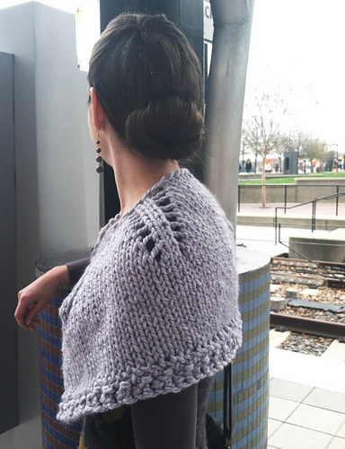 Ravelry: Cavell Chunky Capelet pattern by Jenni Lansing