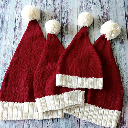 Ravelry: Santa Stocking Hat pattern by Heather Pelletier
