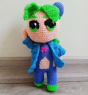 Ravelry: Jolyne amigurumi pattern by Isamar Chacón