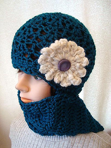 Ravelry: 720 TEAL HAT OR WRAP AROUND TOQUE pattern by Emi Harrington