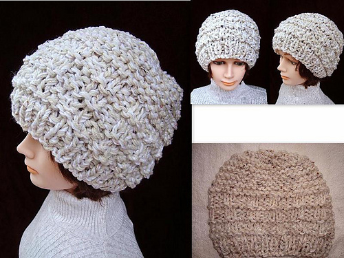 Ravelry: 730 Weave style knitted beginner hat, beanie, cloche pattern ...