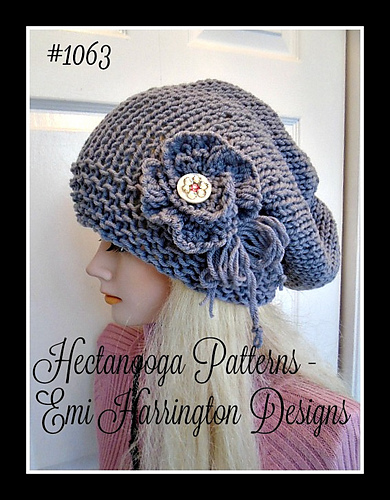 Ravelry: 1063 GREY Touque and Cowl pattern by Emi Harrington