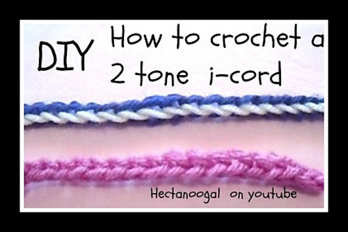 Ravelry: 2 COLOR I-cord pattern by Emi Harrington