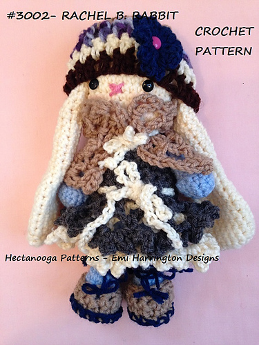 Ravelry: 3002-RACHEL Bunny Rabbit pattern by Emi Harrington