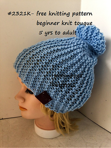 Ravelry: 2321K- Beginner touque pattern by Emi Harrington