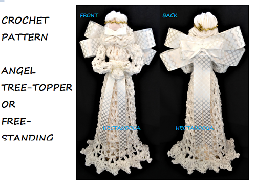 Ravelry: 2328- Christmas Angel Tree-Topper pattern by Emi Harrington