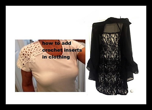 Ravelry: crochet panel for garments pattern by Emi Harrington