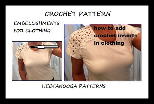 Ravelry: crochet panel for garments pattern by Emi Harrington