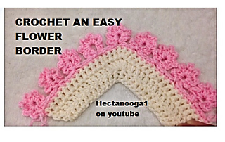 Ravelry: FLOWER Border Edging pattern by Emi Harrington