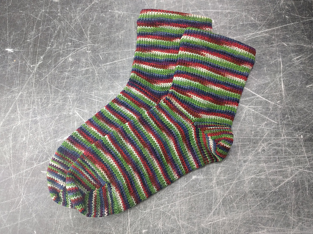Ravelry: CSM Toe Up Hung Hem Sock pattern by Heddi Craft