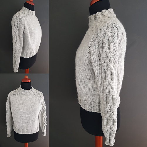 Ravelry: Celtic Knot Sweater pattern by Heleen's Knithouse