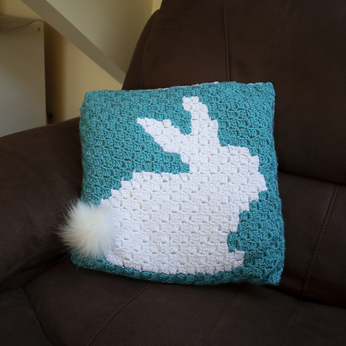 Ravelry: Bunny pillow pattern by Sunflower Cottage Crochet