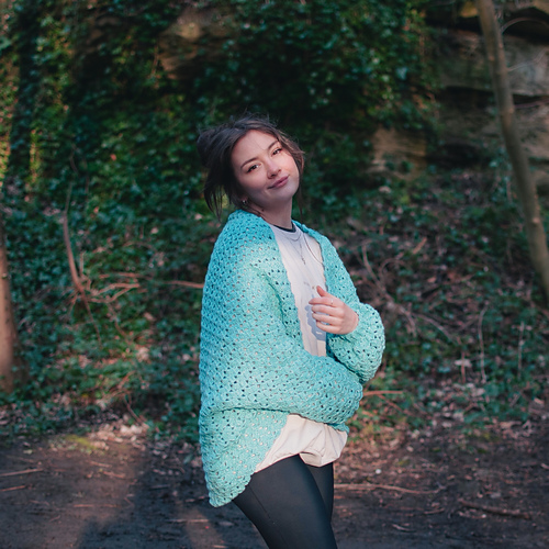 Ravelry: Elegant Cocoon Cardigan pattern by Sunflower Cottage Crochet