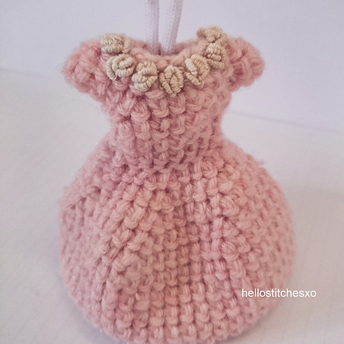 Ravelry: Doll dress keychain pattern by Divya Natesan