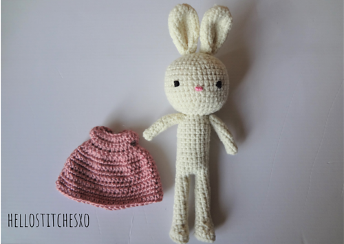 Ravelry: Bunny rabbit and her clothes pattern by Divya Natesan