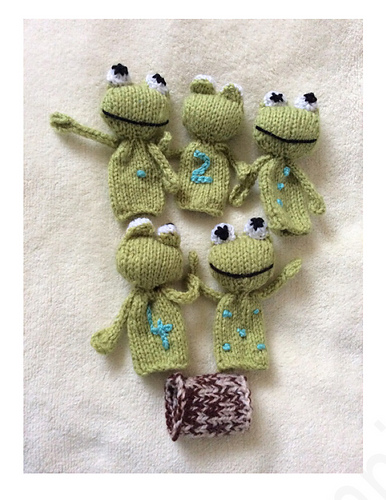 Ravelry: Frog Finger Puppet pattern by Hennie