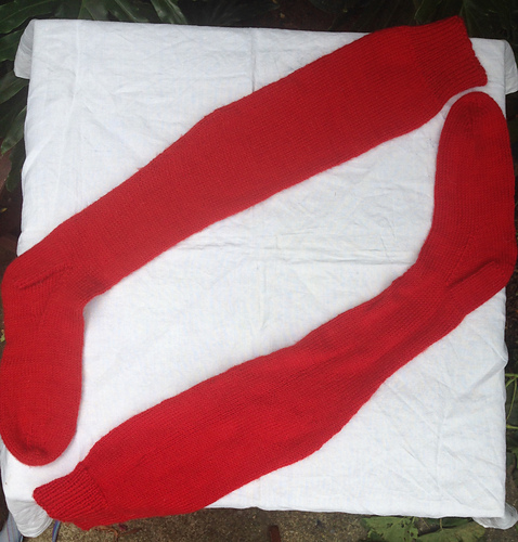 Ravelry: Knitted Knee Socks for Finnish Folk Costume pattern by Patrick ...