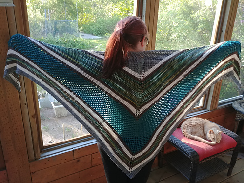 Ravelry: Summer Cotton Shawl pattern by Adrienne Bellamy