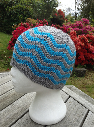 Ravelry: Crochet Waves Hat pattern by Crochet with Clare