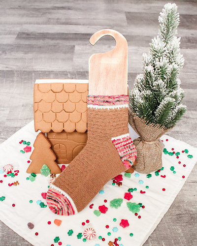 Ravelry: Iced Gingerbread Socks pattern by Kayla M. Anderson