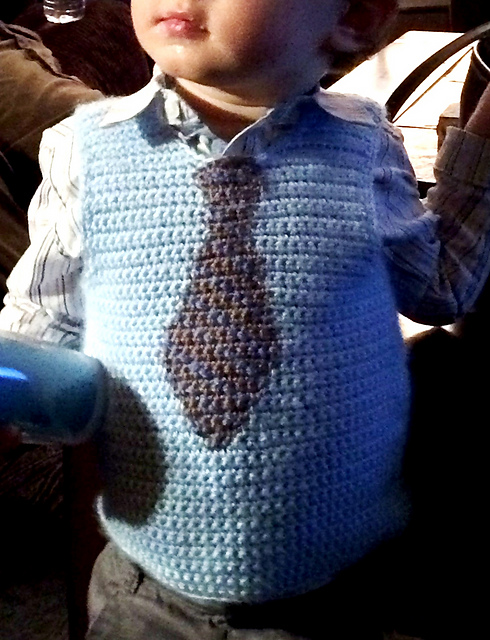 Ravelry: Herself10's Mr. Goodbar - Little Man Vest