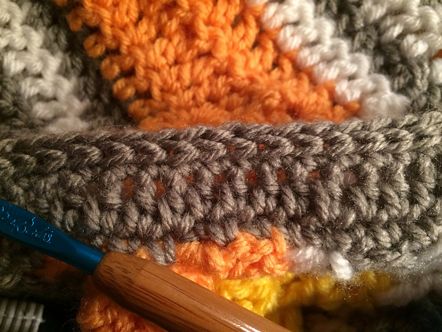 Ravelry: Herself10's Rainbow Ruffles Have Ridges