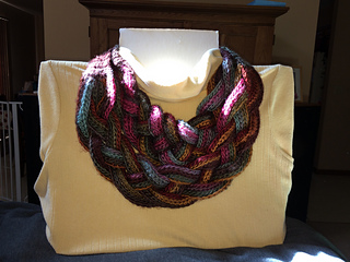 Ravelry: Herself10's Celtic Double Layered Braided Cowl