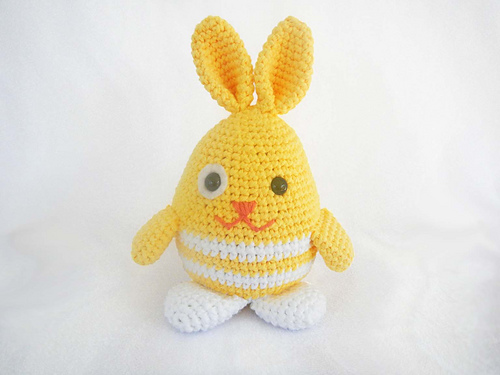 Ravelry: Amigurumi Rabbit: Lemon Drop the Easter Bunny pattern by Ida ...
