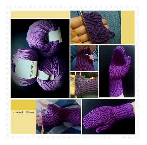 Ravelry: Almond Mittens pattern by Dagmar Mora