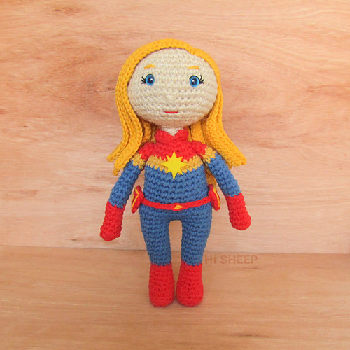 Ravelry: Captain Marvel - Comic/Movie Belts pattern by Milagros Sierra