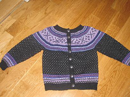 Ravelry: 0812-3A Round yoke cardigan pattern by Gerd Auestad
