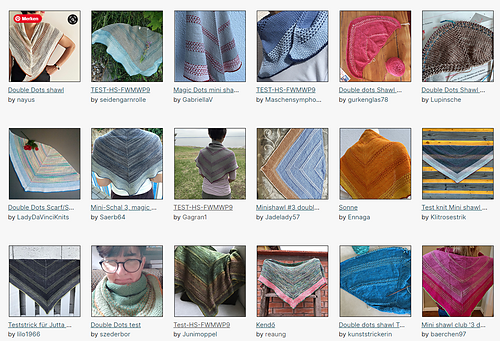 Ravelry: MiniShawlClub #3 - Magic Dots pattern by Hinterm Stein