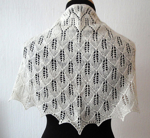 Ravelry: Ivory Palace Fichu pattern by Caroline Steinford
