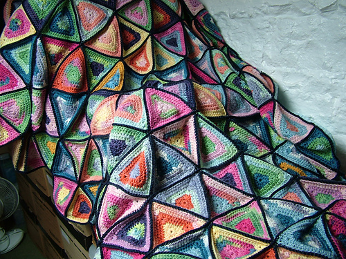 Ravelry: HippyNan's My Triangles Blanket