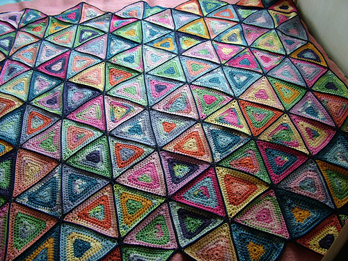 Ravelry: HippyNan's My Triangles Blanket