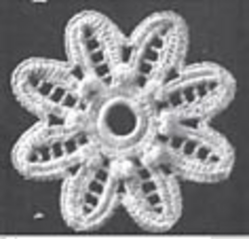 Ravelry: Seventh Wheel pattern by Thérèse de Dillmont