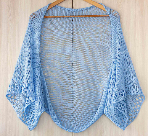 Ravelry: Knitted Cotton Shrug pattern by Dana Young